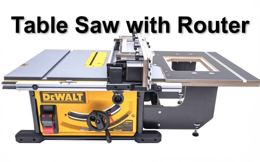 Table Saw with Router Combo: The Ultimate 2-in-1 Woodworking Tool